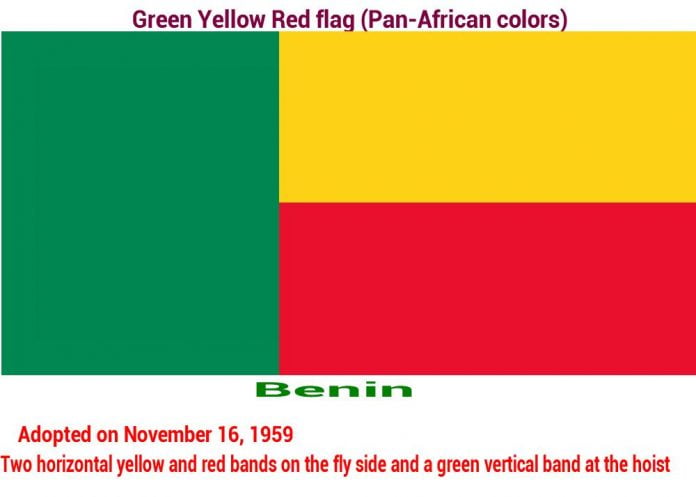 16 Countries With Green Yellow Red Flags (Pan-African colors) - Emdamakina