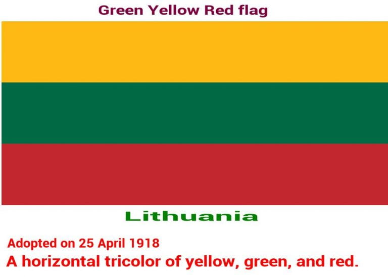 16 Countries With Green Yellow Red Flags (Pan-African colors) - Emdamakina
